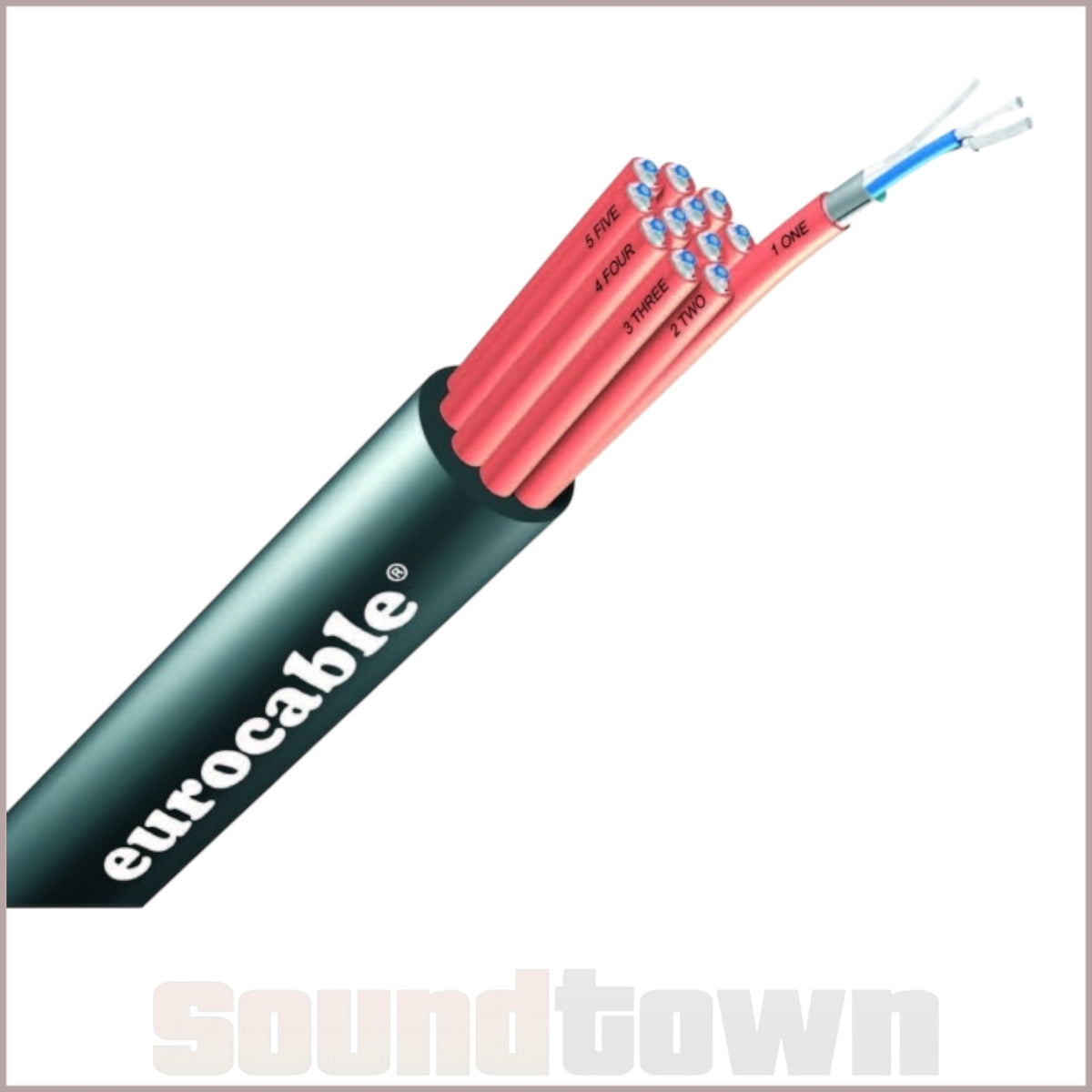 EUROCABLE SSA08C MULTICORE CABLE 8-CHANNELS (PER METRE) | Soundtown
