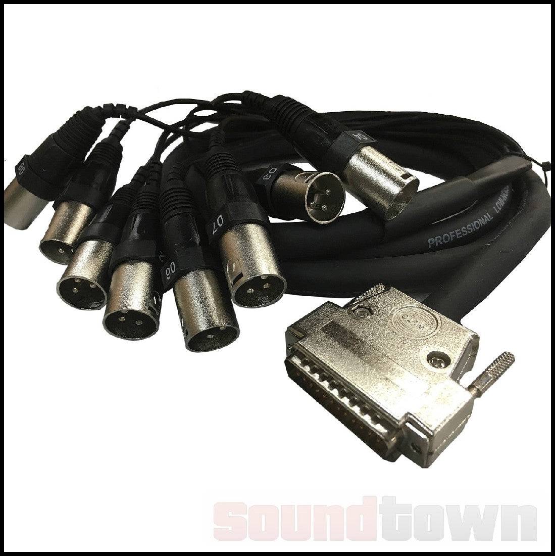 LOOM DB25 TO XLR (MALE) 8-WAY MULTICORE 3M | Soundtown