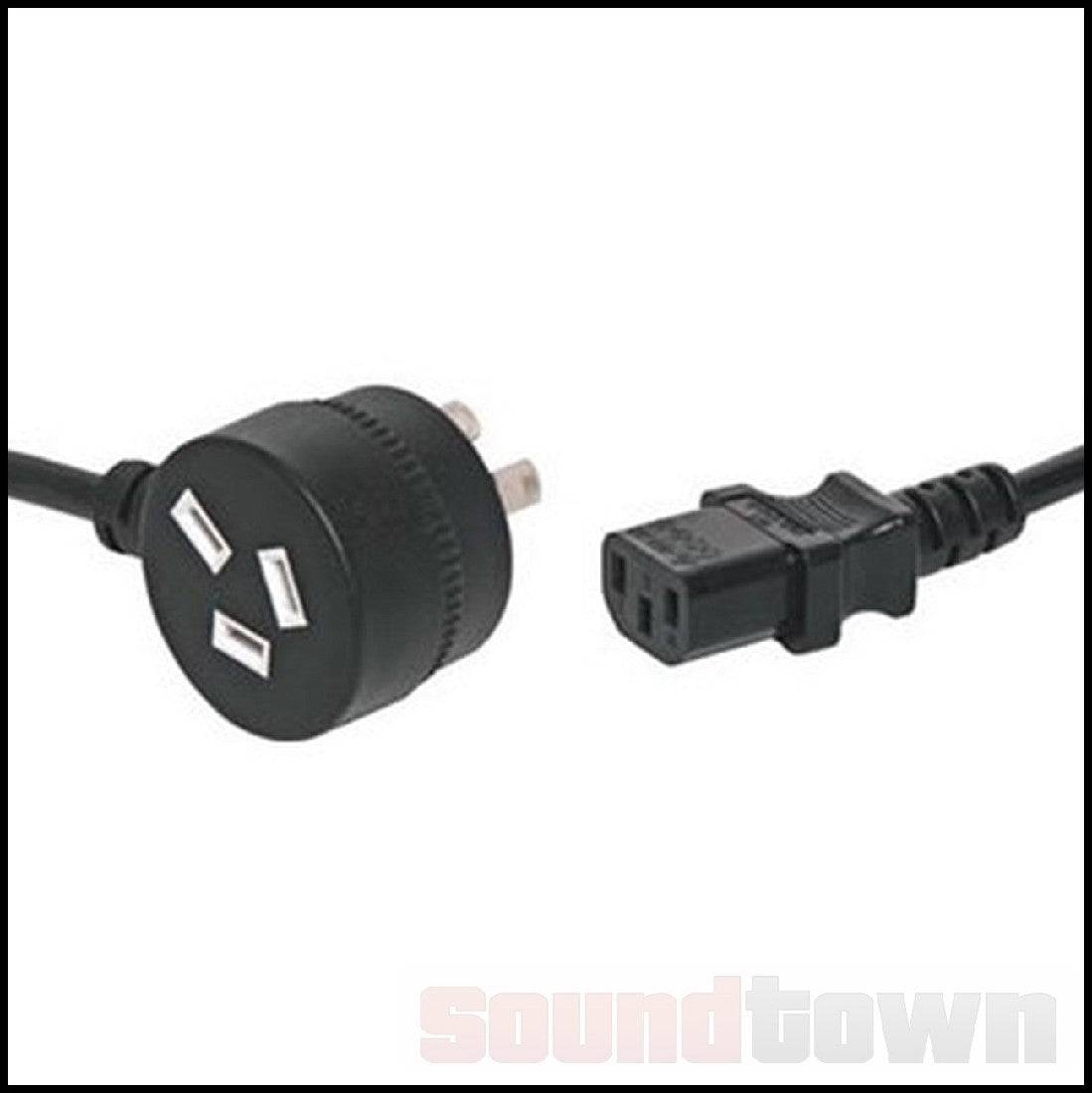 PIGGYBACK TO IEC POWER LEAD/CABLE 1M 10A | Soundtown